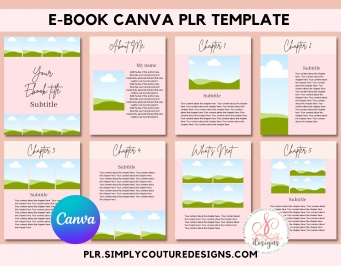 E-Book Canva PLR Template : Simply Couture PLR